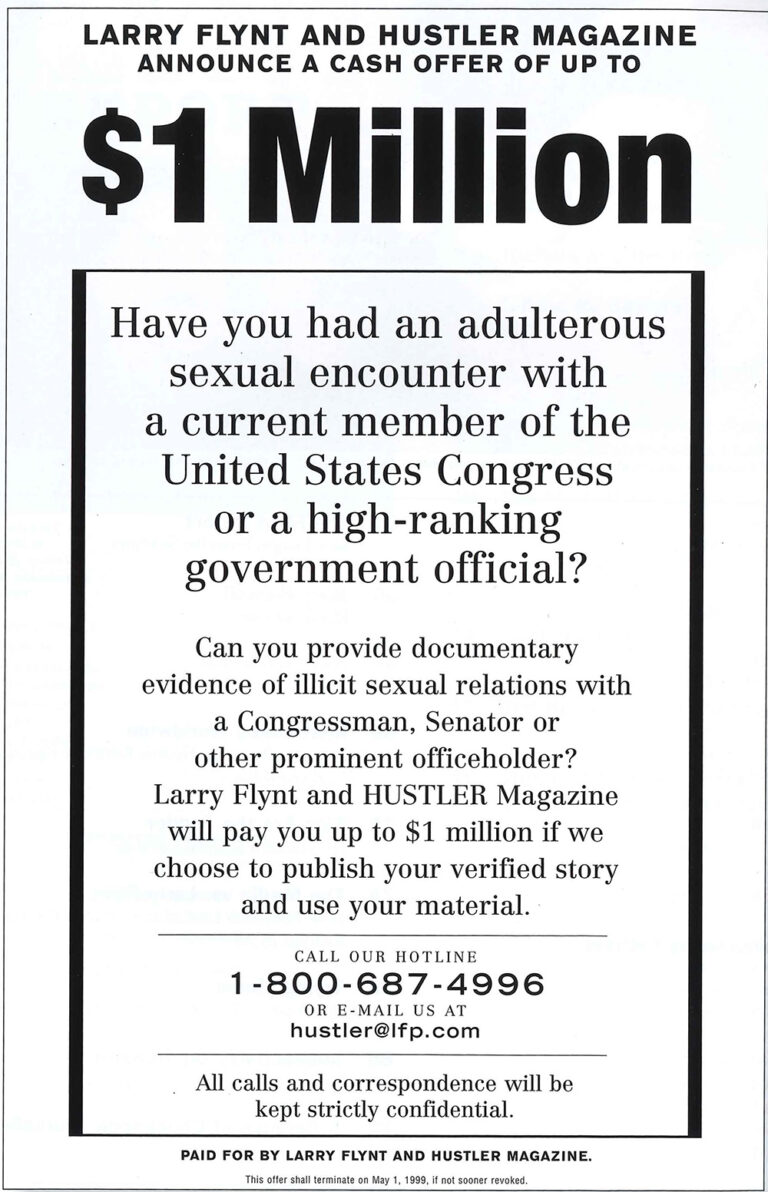 Timeline - History of Hustler - Hustler 50th Anniversary - Flynt Management