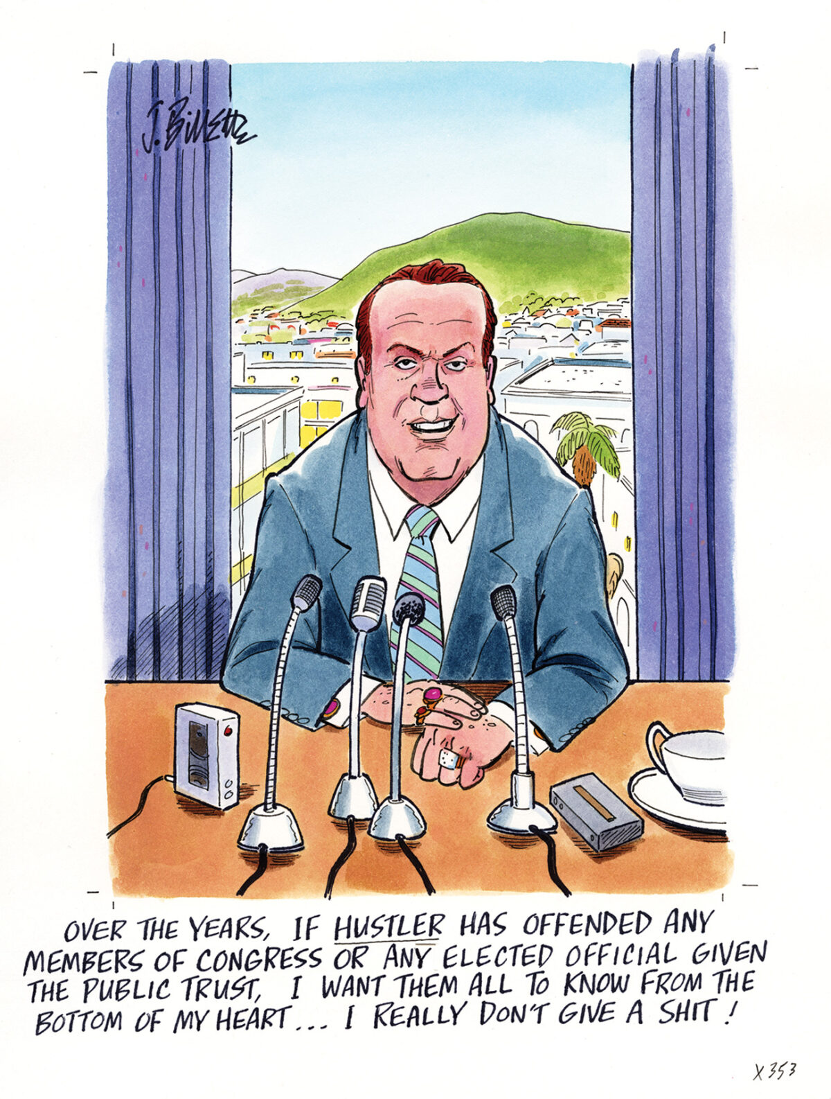 HUSTLER Cartoons - Hustler 50th Anniversary - Flynt Management